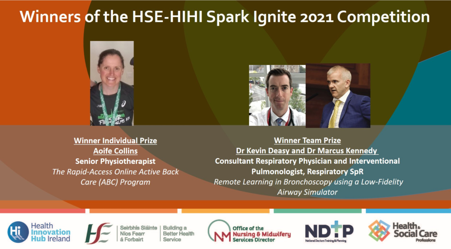 Winners of HSE-HIHI Spark Ignite Innovation Competition 2021! – Health ...